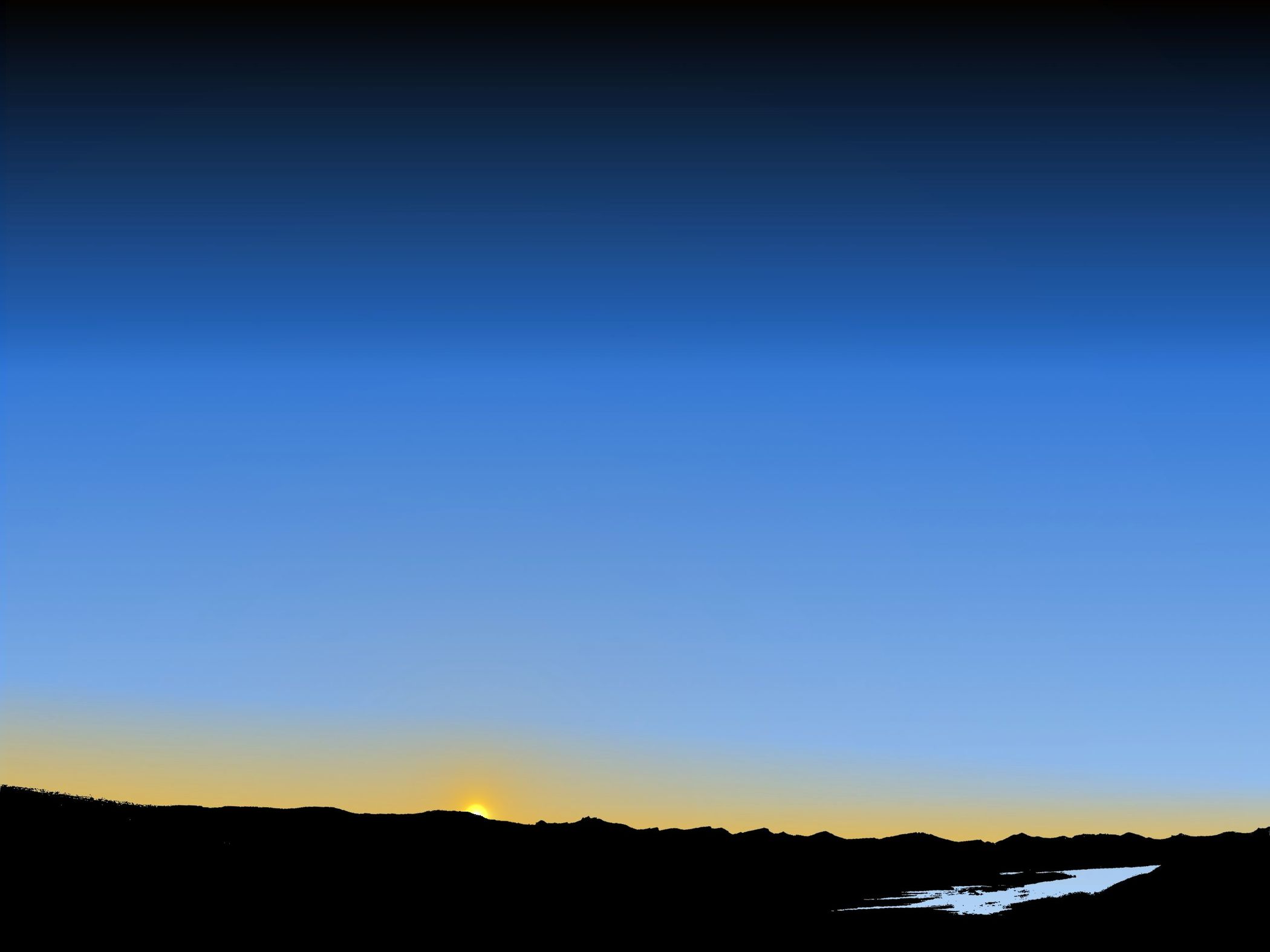 Silhouetted Sunset Mountains in GIMP : 7 Steps - Instructables