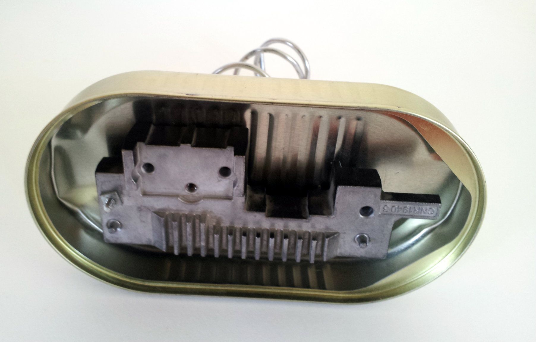 Soldering Iron Base (made With a Sardines Can) : 6 Steps (with Pictures ...