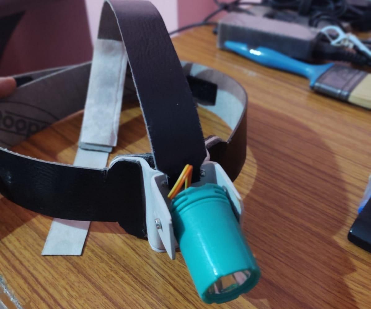A Low-cost Alternative to an Adjustable Headlight: Reuse Your Mini LED Flashlight : 6 Steps ...