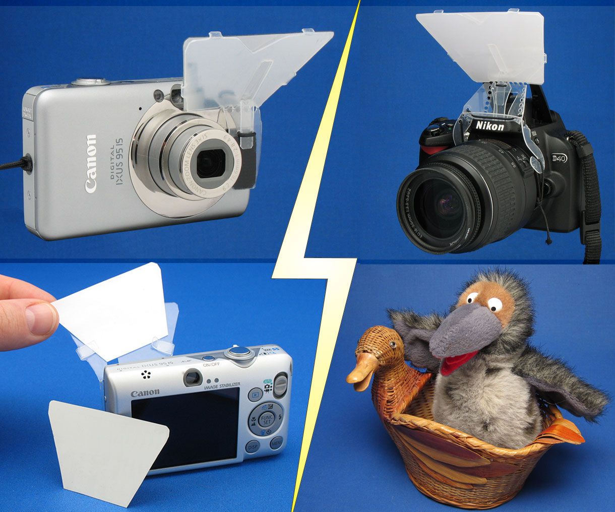 Flash Bouncer With Interchangeable Mirror/diffuser : 3 Steps (with ...