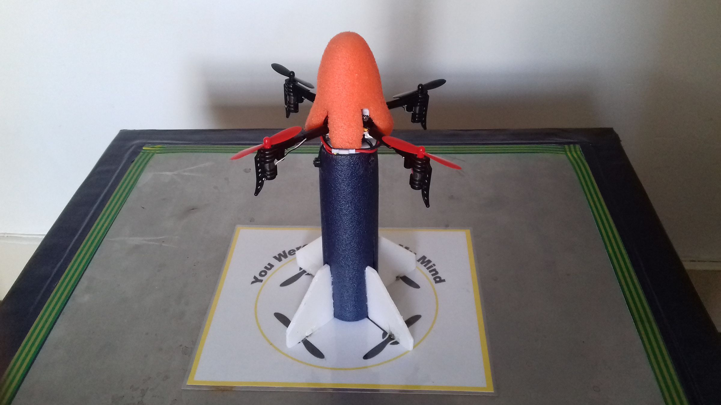 Landing a Remote Controlled Air Compressed Projectile Vertically Aka ...