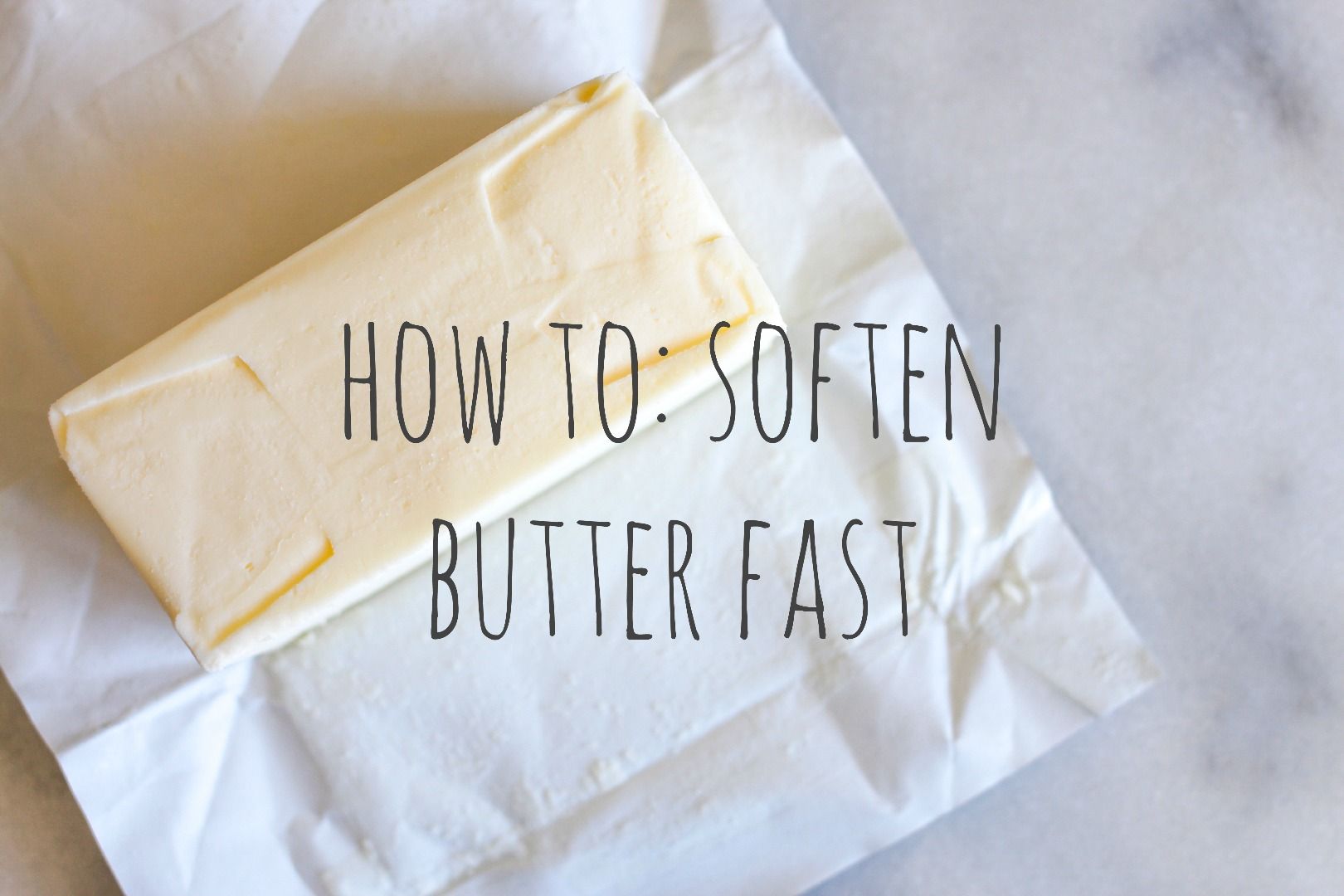 How to Soften Butter Fast (with Pictures) - Instructables