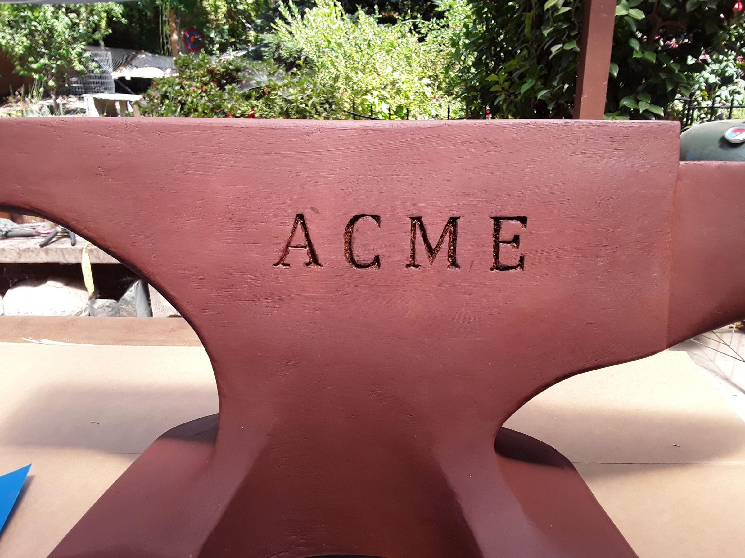 ACME Anvil Prop From Recycled Styrofoam : 6 Steps (with Pictures ...