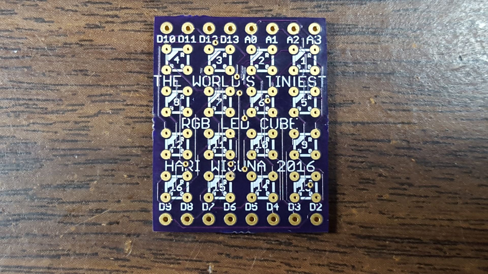 The World's Smallest 4x4x4 RGB LED Cube : 5 Steps (with Pictures ...