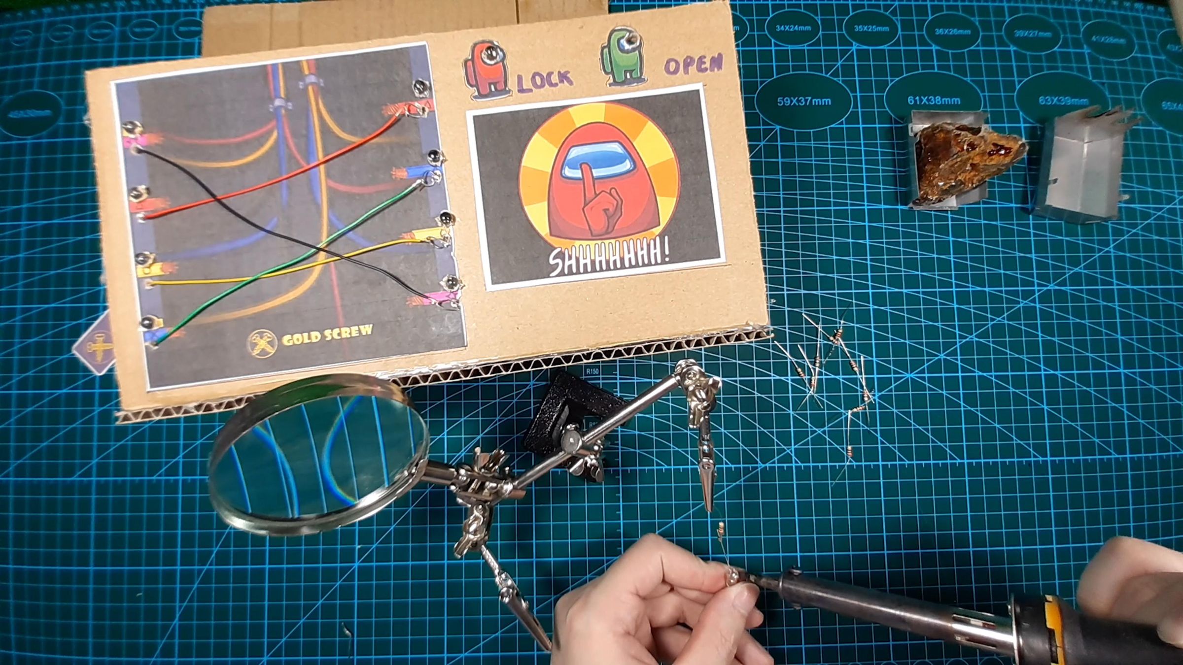 How to Make Security Box Following Among Us Game - Electrical Wiring ...