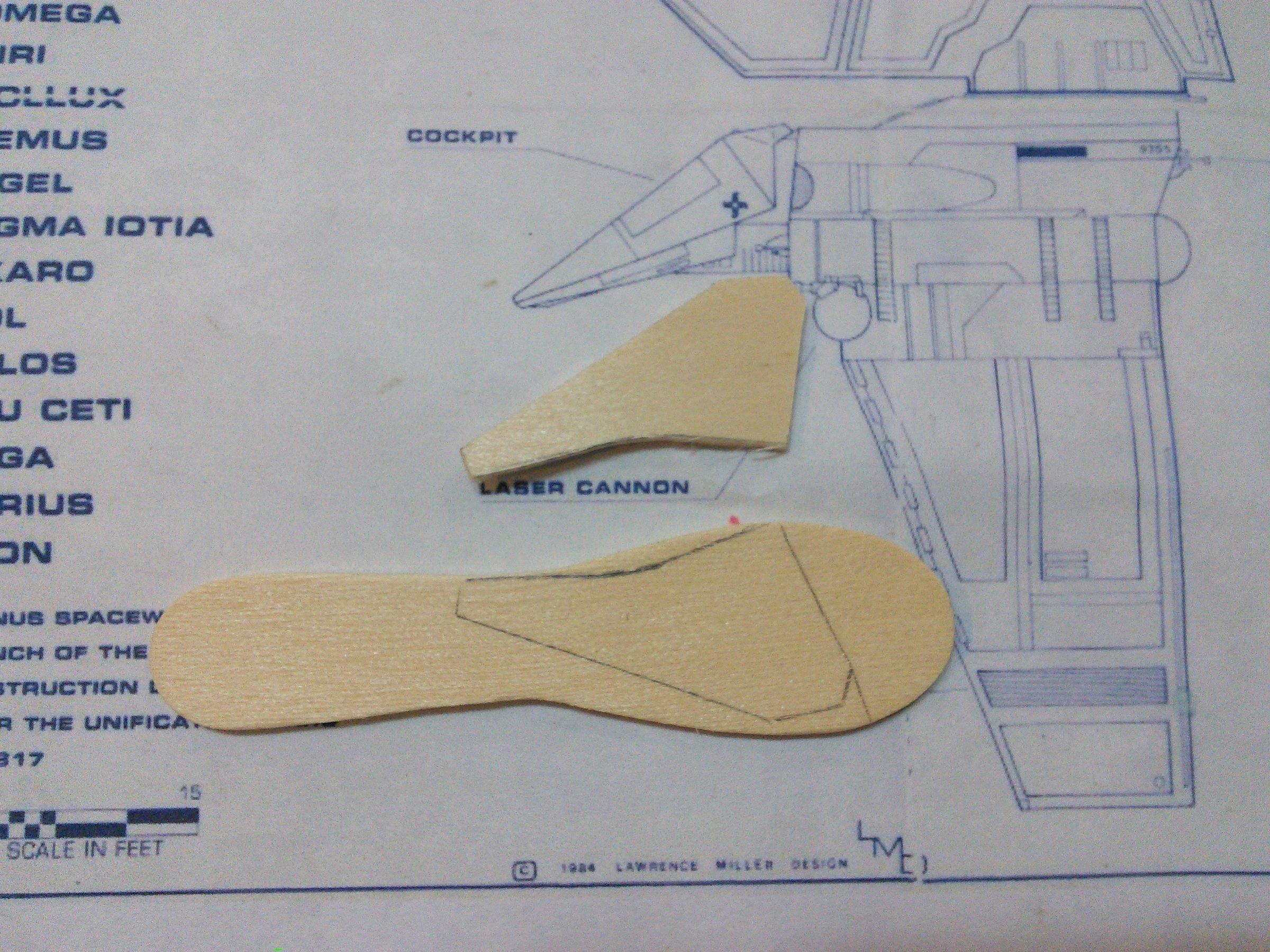 (Not So) Mini Lambda-Class Imperial Shuttle Popsicle Stick Model : 8 ...