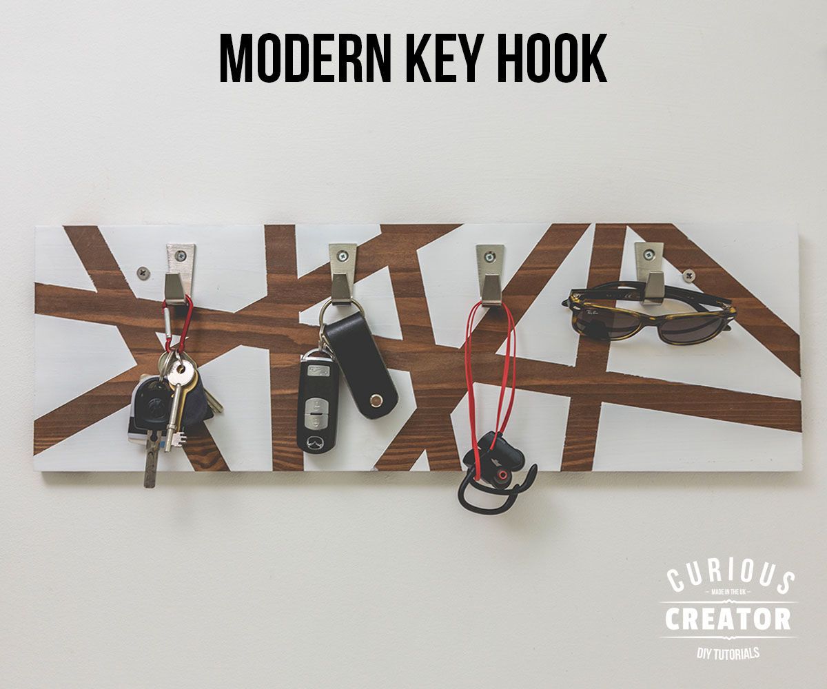 Modern Key Hook : 4 Steps (with Pictures) - Instructables