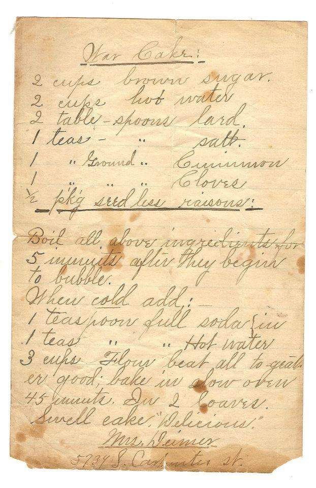 WWII Ration Cake - Instructables