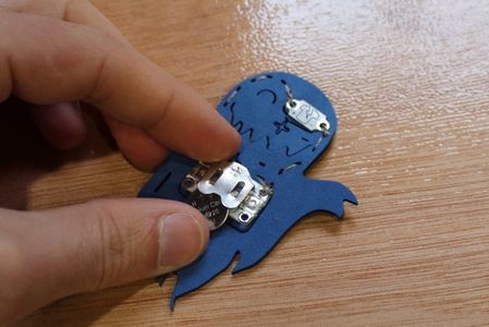 Make a Sewable Halloween LED Badge : 7 Steps (with Pictures ...