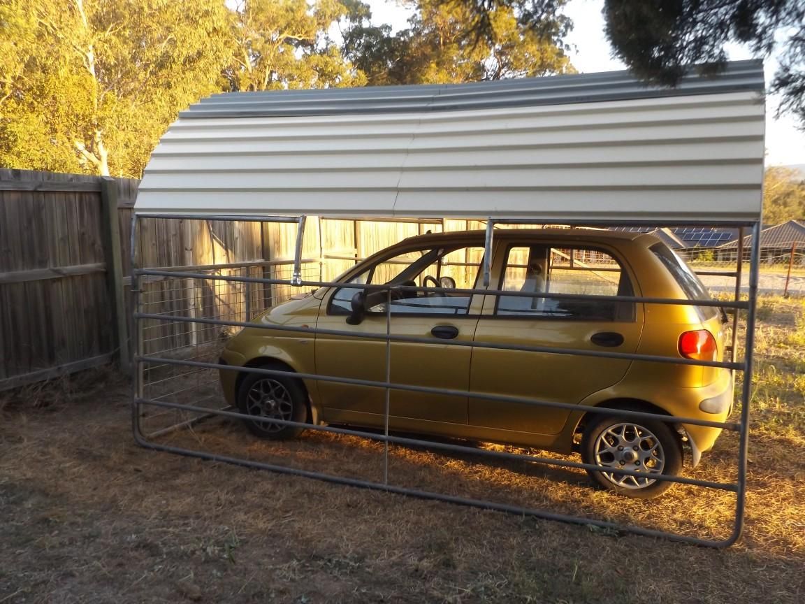 Small Arched,steel Shed. Moveable/Transportable. Possible Uses: Car ...