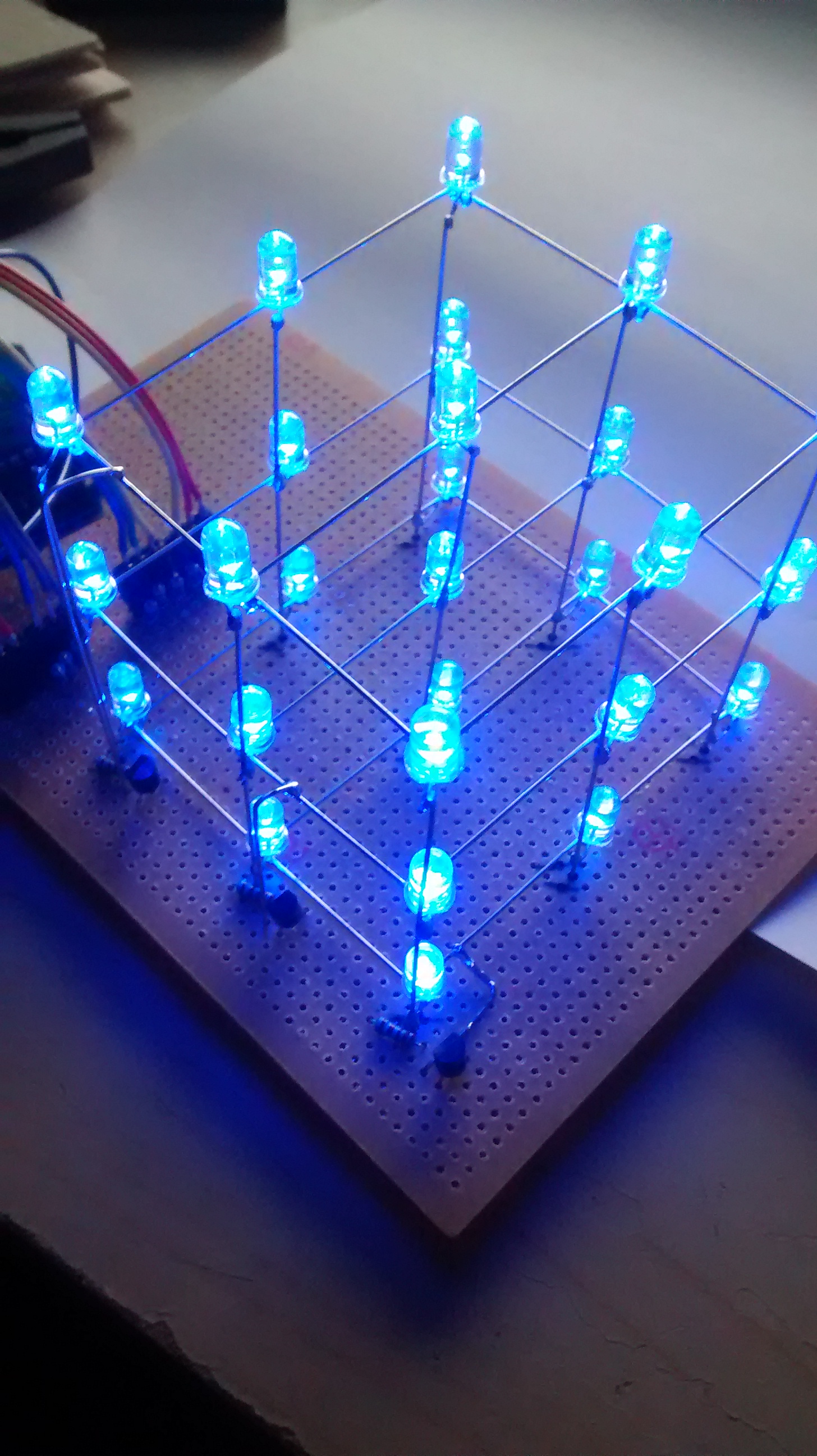 Simple 3x3x3 LED Cube With Arduino : 7 Steps - Instructables