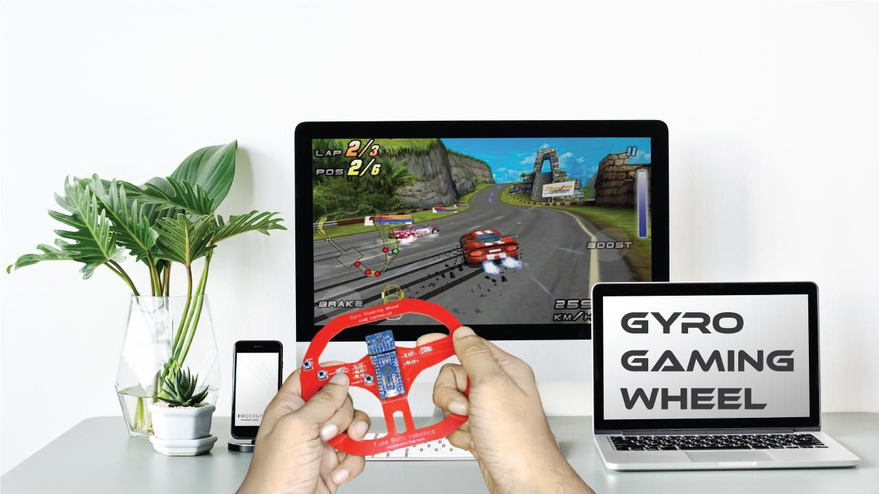 Make Steering Wheel Game Controller : 7 Steps (with Pictures ...