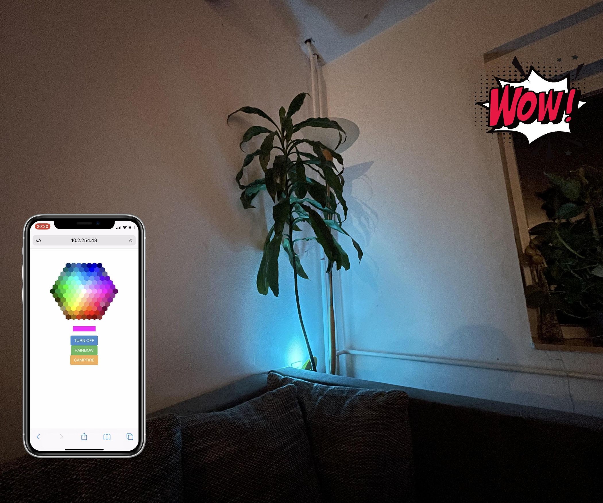 Wi-Fi Controlled RGB Mood Lamp - a Philips HUE Alternative : 11 Steps (with Pictures ...