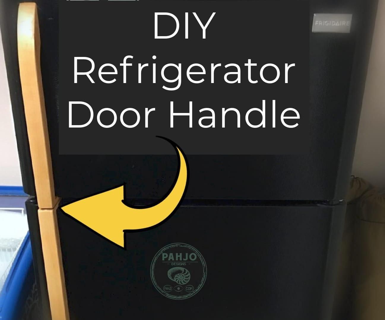 How to Make Wood Refrigerator Door Handle : 8 Steps (with Pictures ...