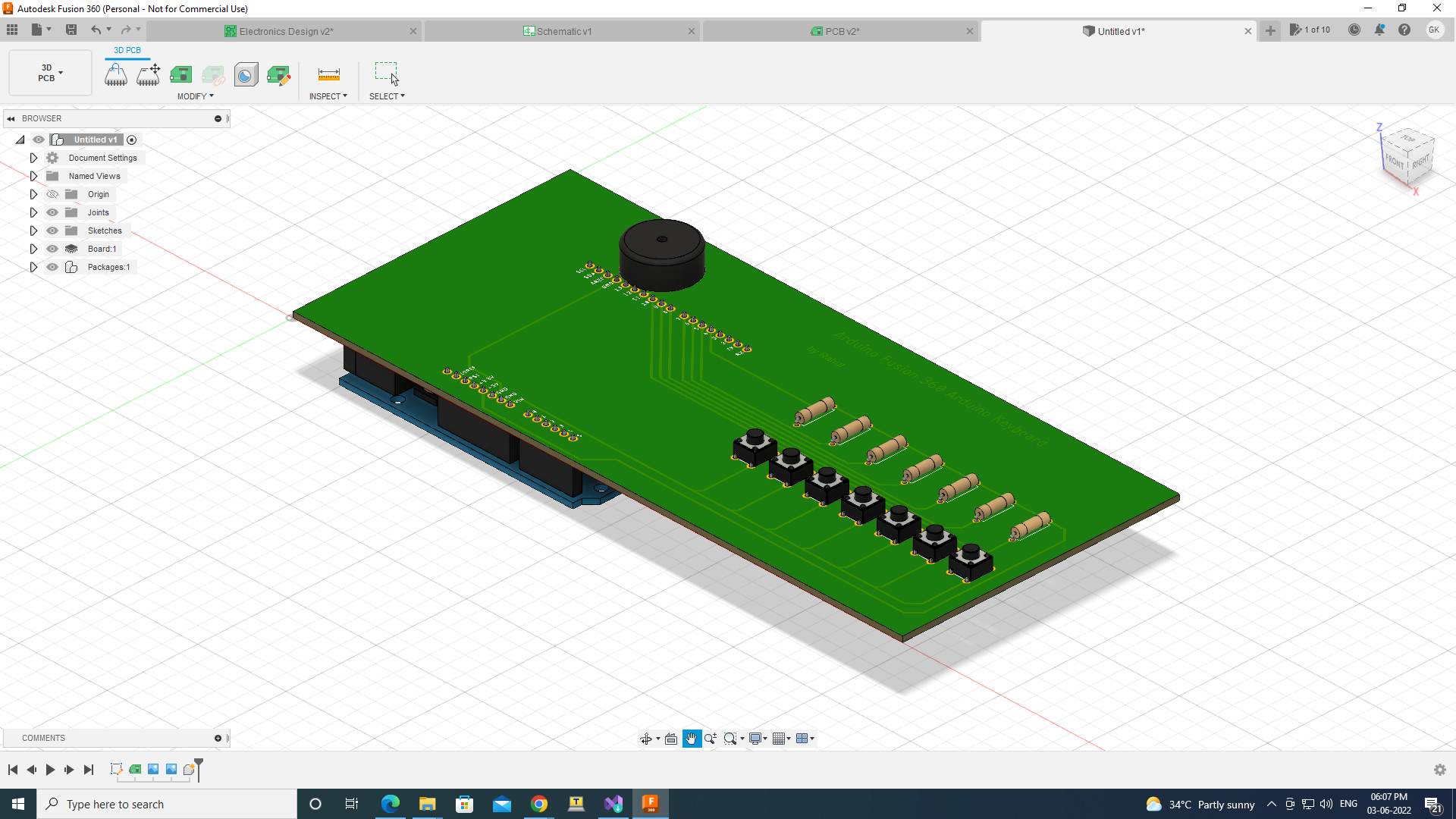 Fusion 360 Arduino Keyboard : 8 Steps (with Pictures) - Instructables