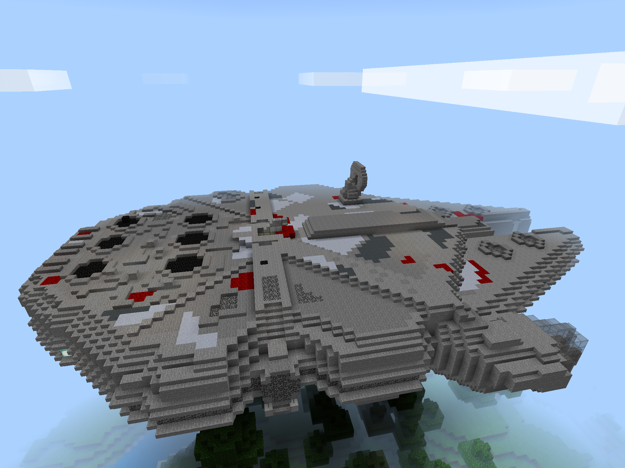 Minecraft - the Millennium Falcon : 7 Steps - Instructables