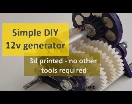 3d-Printed Generator : 8 Steps (with Pictures) - Instructables