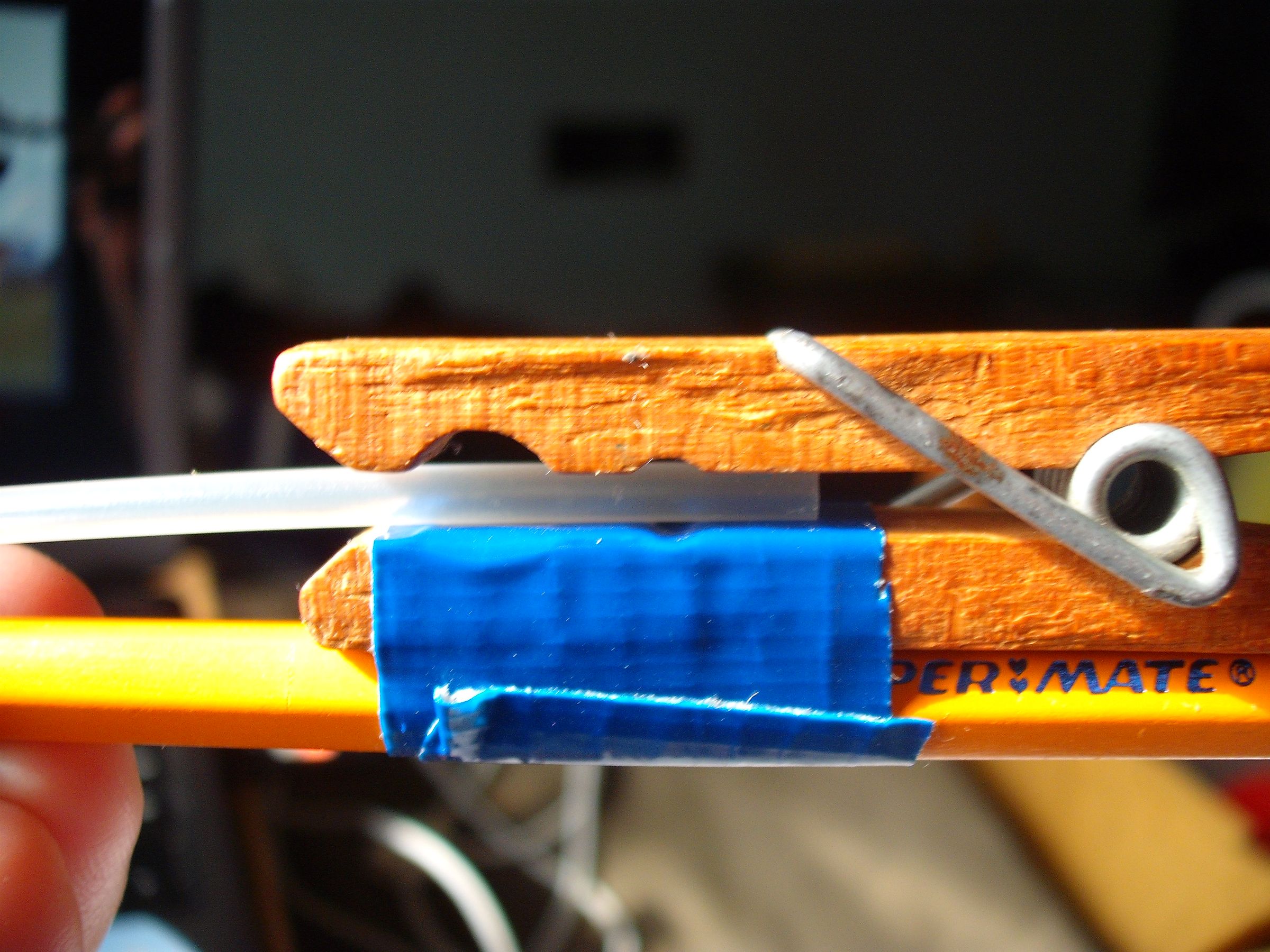 Pen Crossbow W/ Two "bolt" Storage : 6 Steps - Instructables