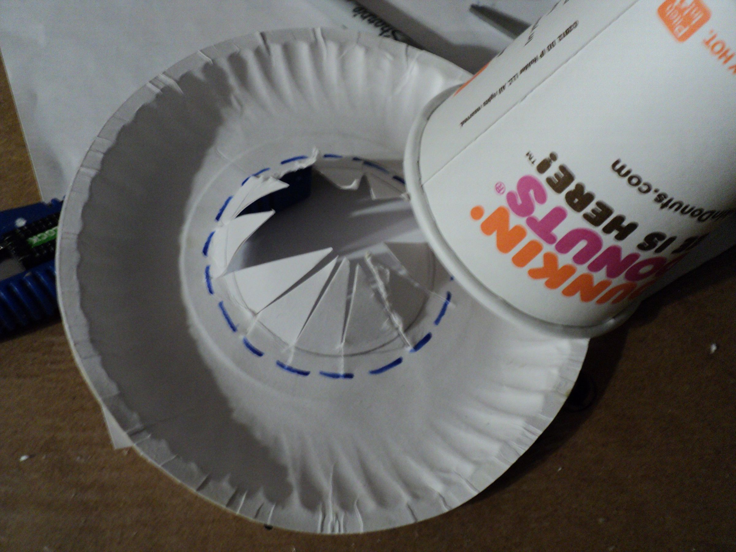 Paper Plate Papercraft Spacecraft Craft : 8 Steps (with Pictures ...