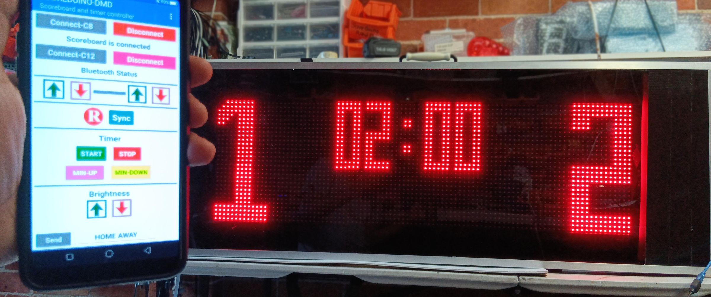 Ultra Large Digital Scoreboard for Football and Cricket. Built Using ...