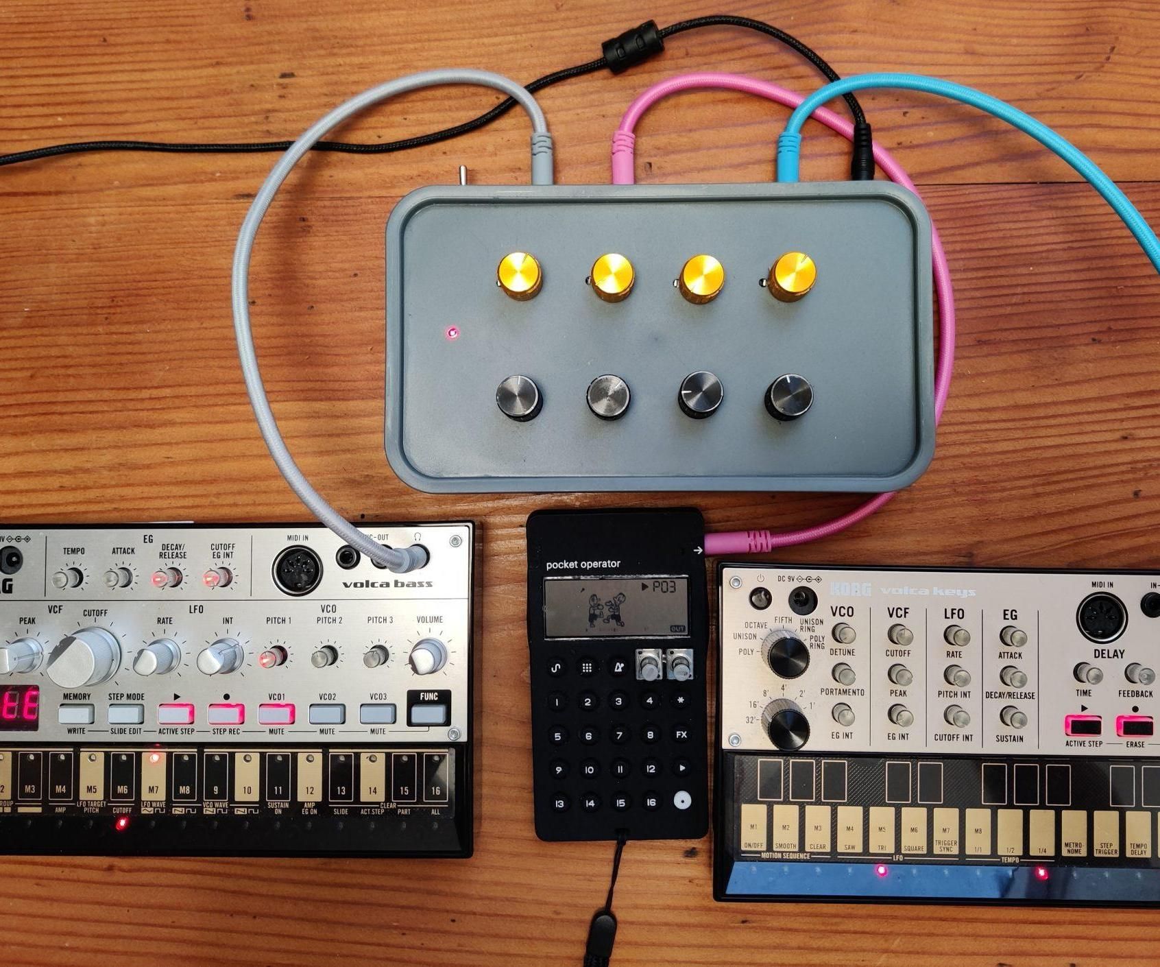 Lunchbox Analog Audio Mixer for Synthesisers : 16 Steps (with Pictures) - Instructables