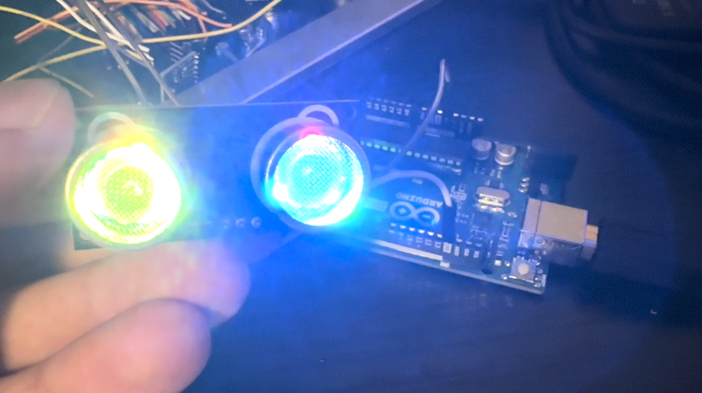 HCSR04 With RGB and Arduino - Instructables