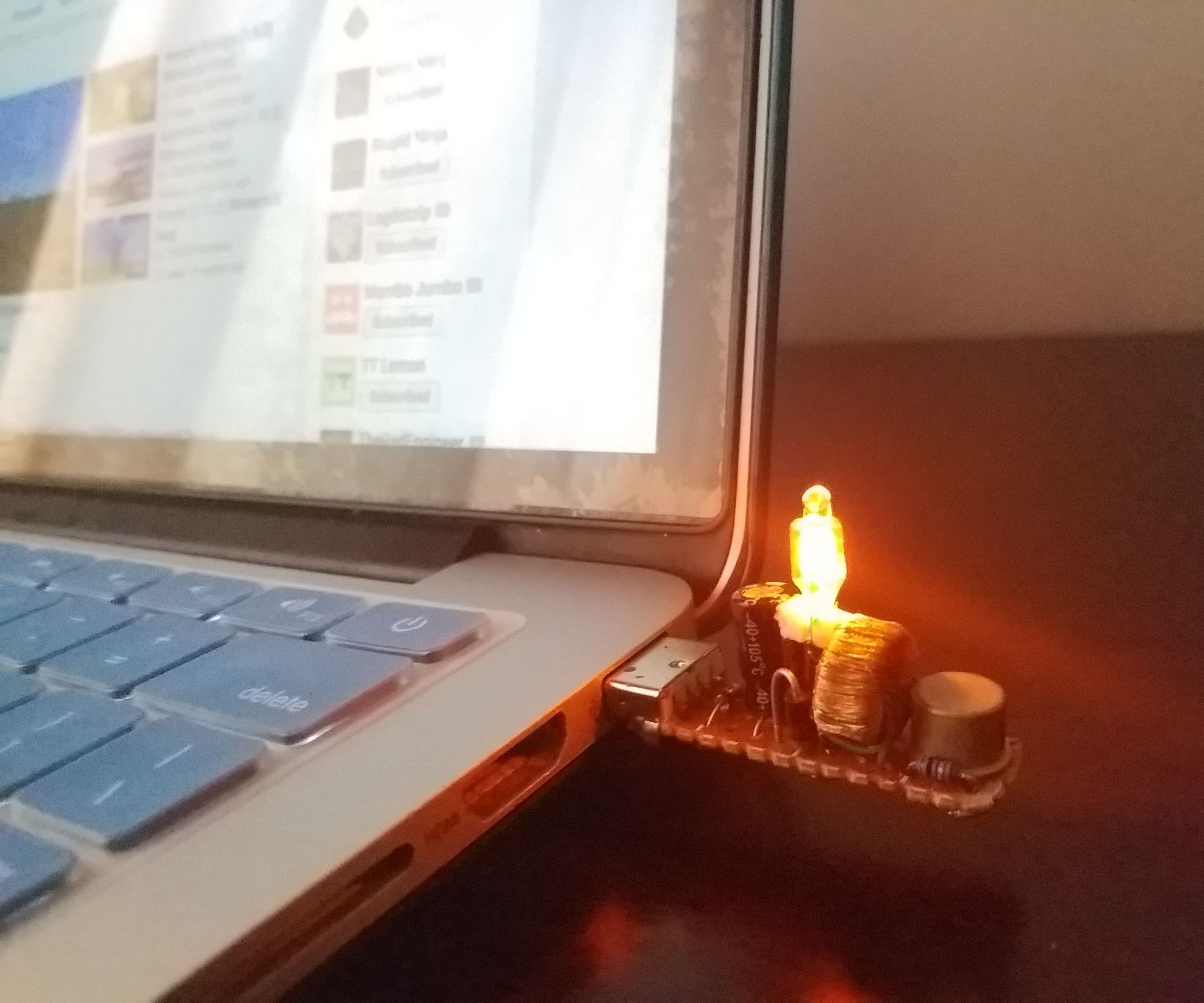 Neon Stick (USB Neon Inverter) [And Flash Drive...] : 7 Steps (with ...