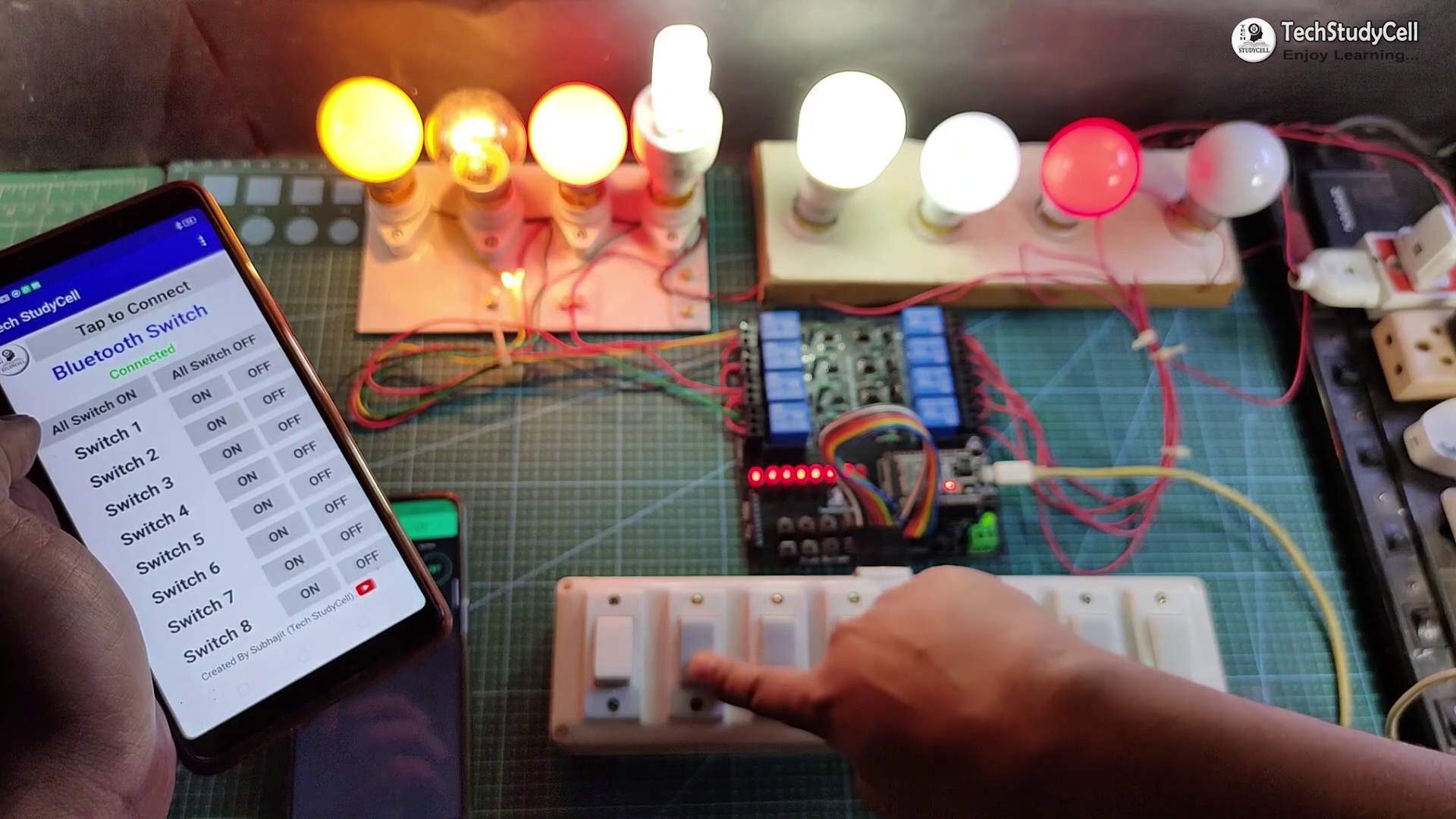 ESP32 WiFi Bluetooth Home Automation With Manual Switch IoT Project 2021 : 15 Steps - Instructables