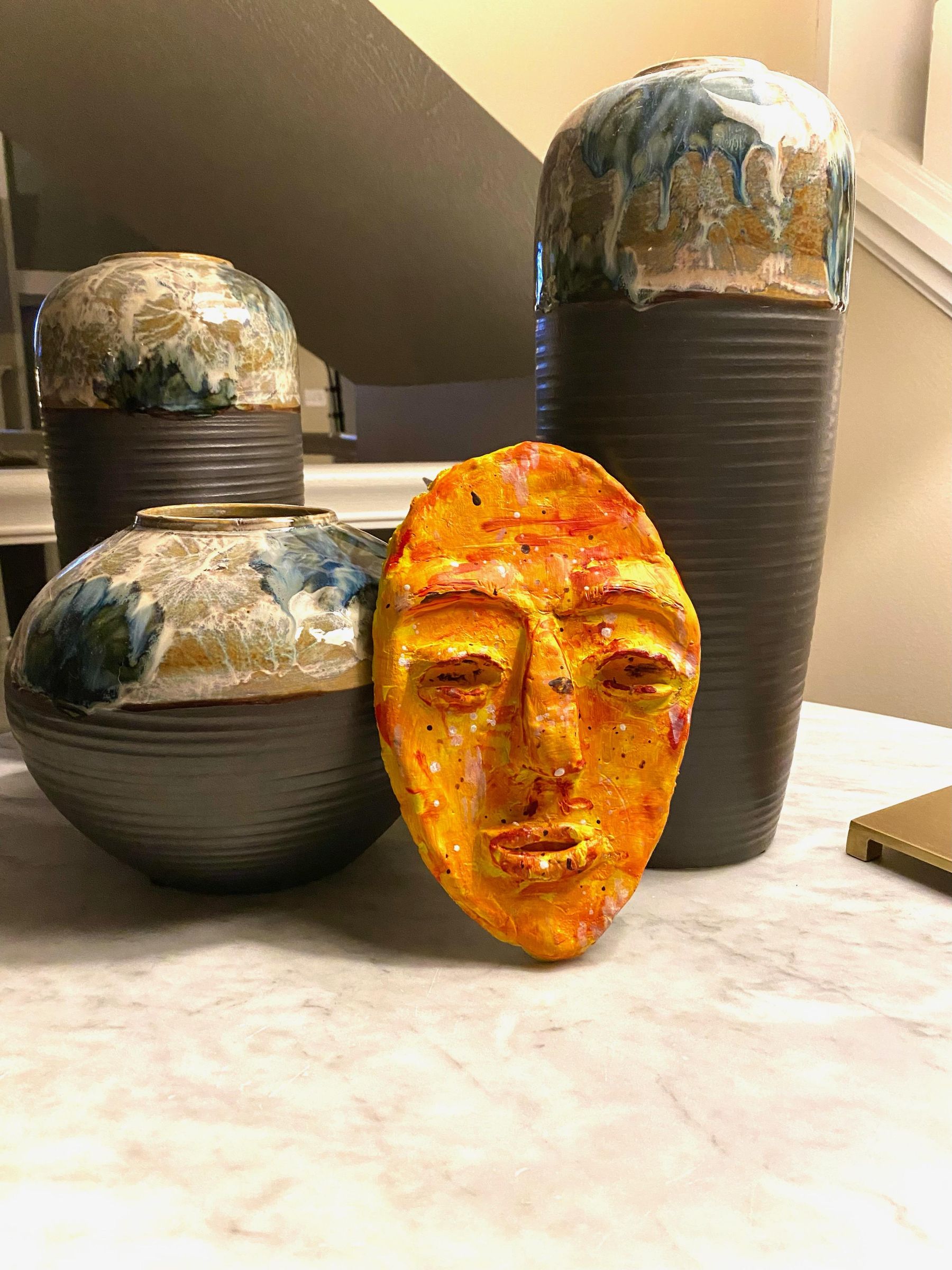 Smiling Clay Face, Warm Color Palette : 10 Steps (with Pictures ...