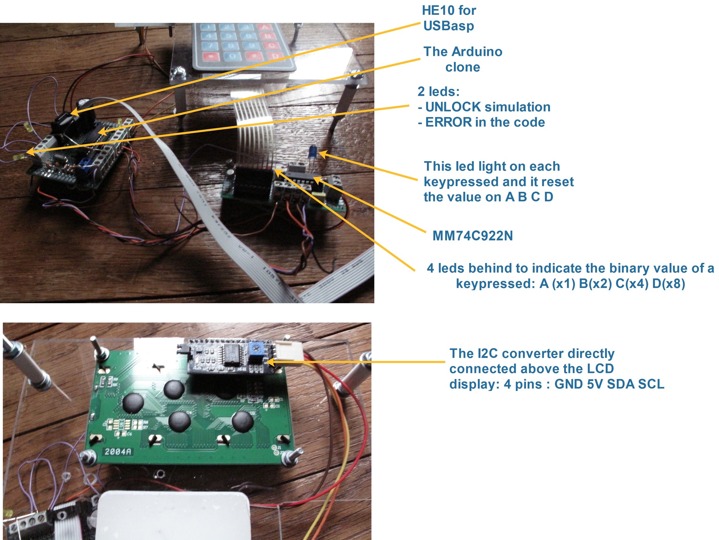Example of Locker With Arduino Matrix Keypad 4x4 : 6 Steps - Instructables