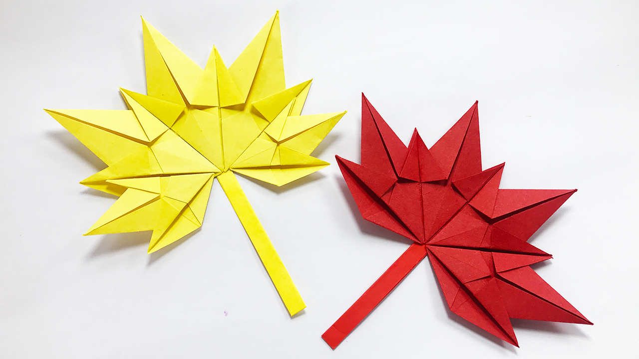 EASY ORIGAMI MAPLE LEAF TUTORIAL : 11 Steps - Instructables