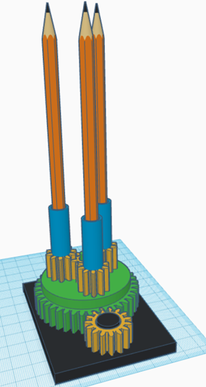Simple Gear Mechanism (Move Things) : 23 Steps (with Pictures ...