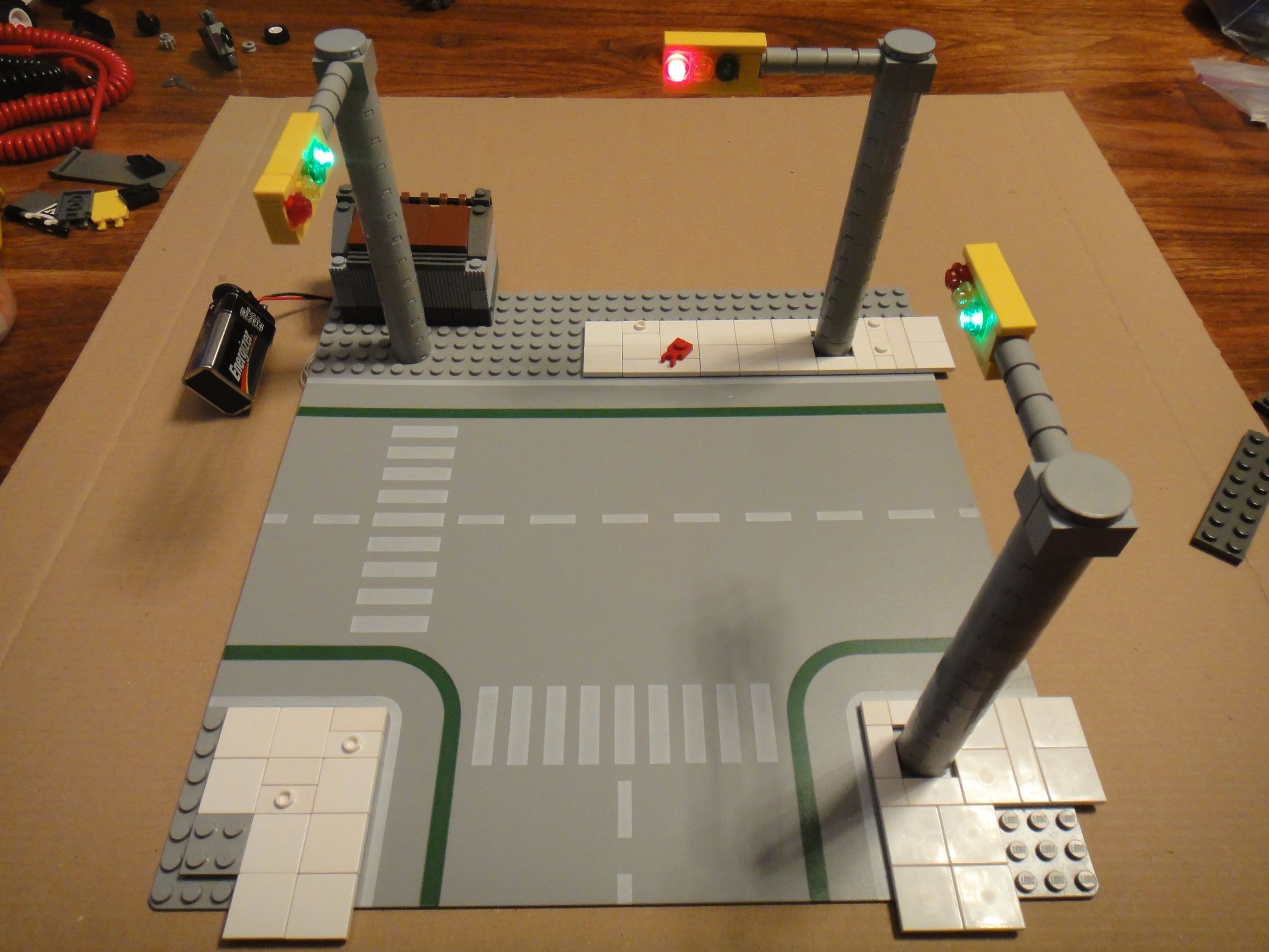 LEGO T-Intersection LED Traffic Light : 27 Steps (with Pictures ...