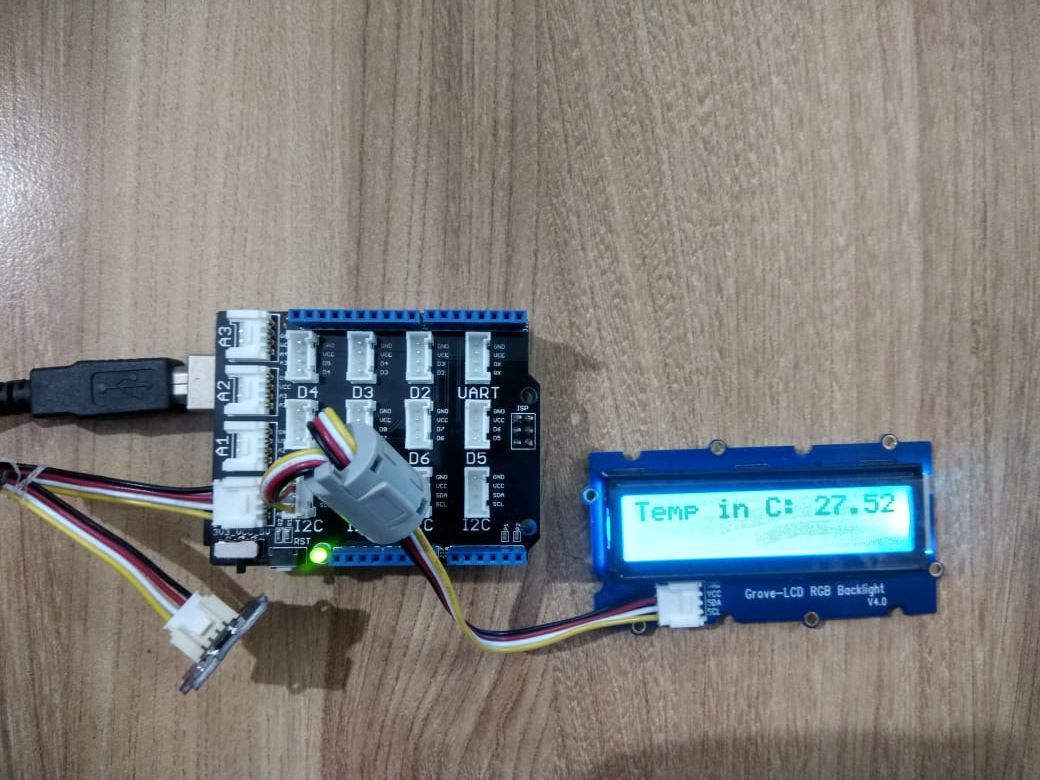 Interface Groove Temperature Sensor With Arduino UNO : 11 Steps ...
