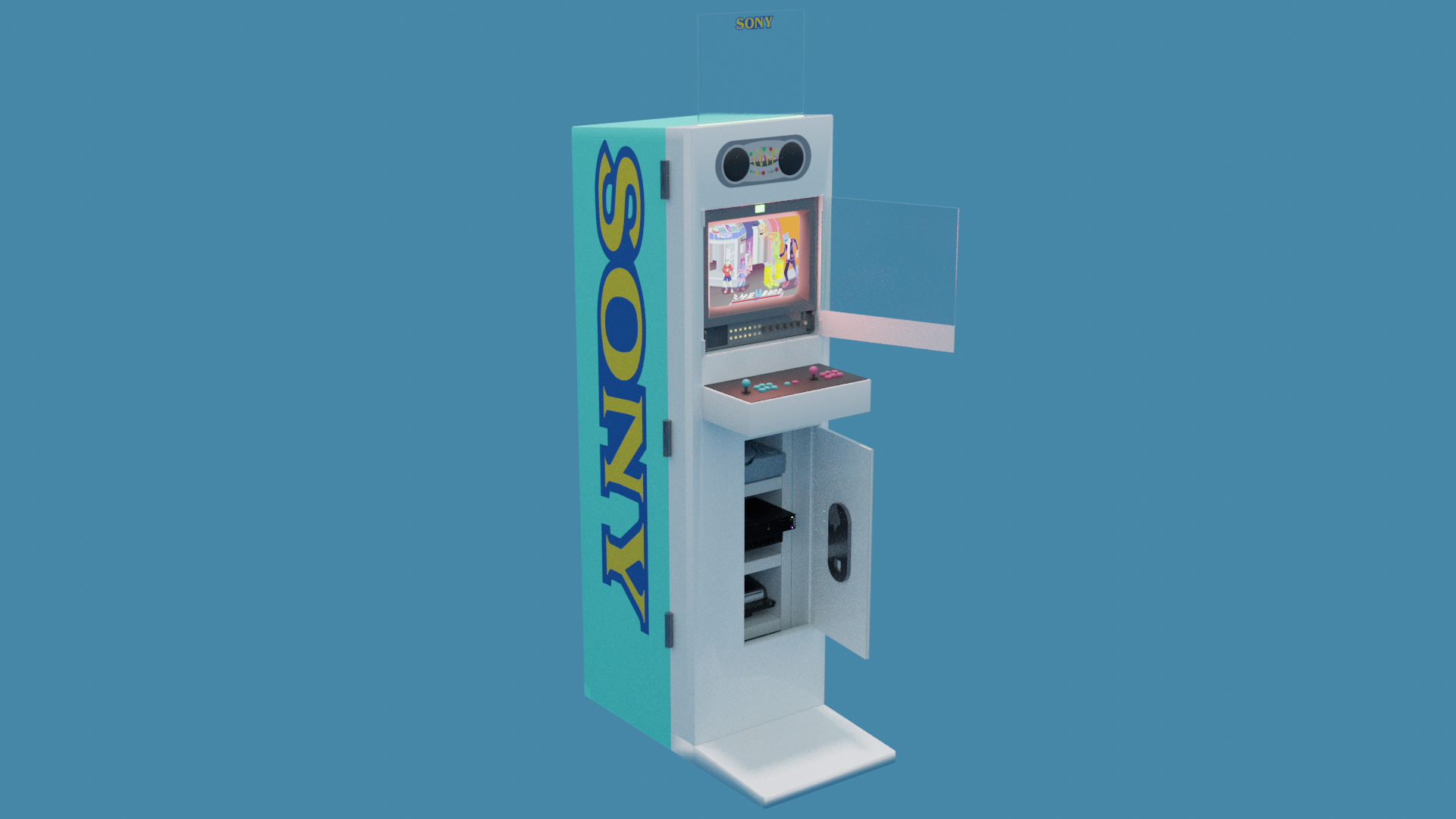 Sony PVM Mini Cute! Arduino and Laptop Powered Arcade Cabinet With ...