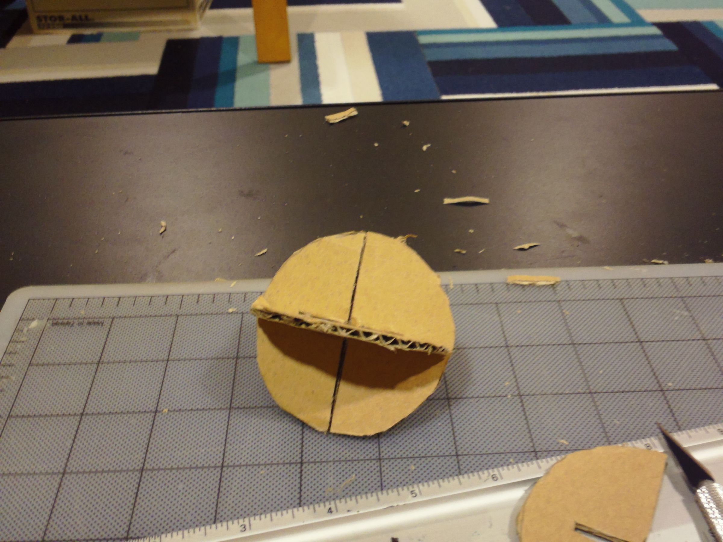 Cardboard Spherical Object : 7 Steps - Instructables