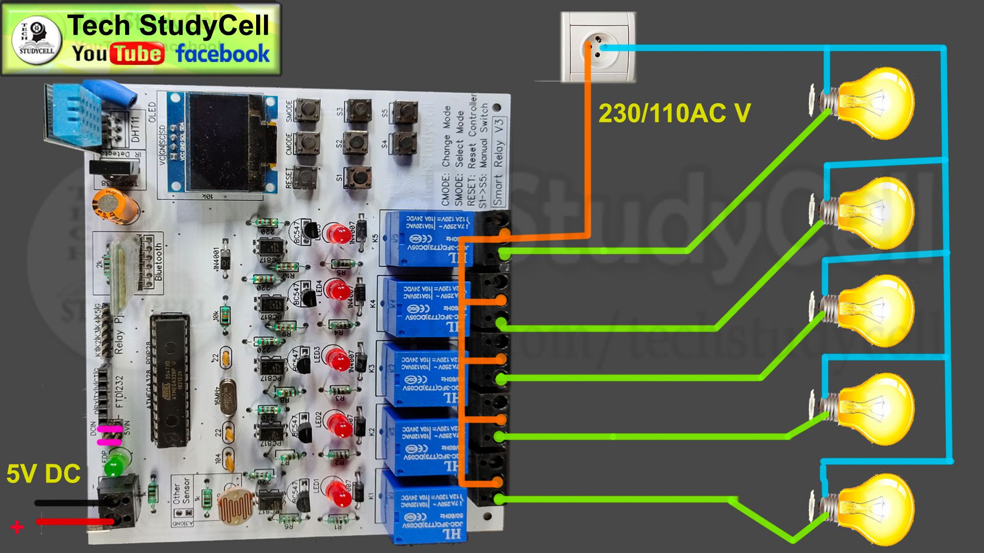 How to Make Smart Home Using Arduino Control Relay Module | Home ...