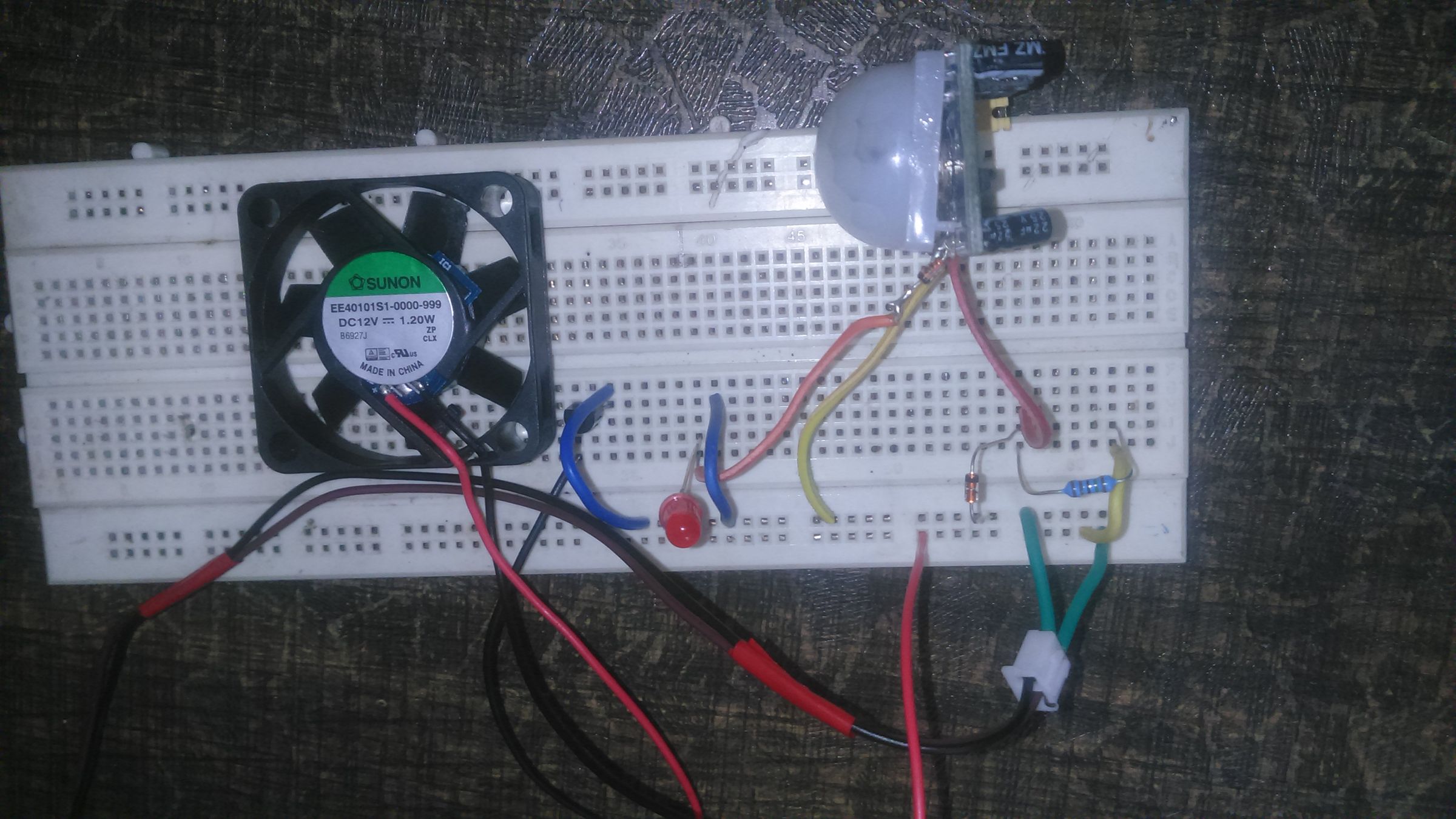 Motion Sensor Based DC Exhaust Fan Control Without Arduino : 4 Steps ...