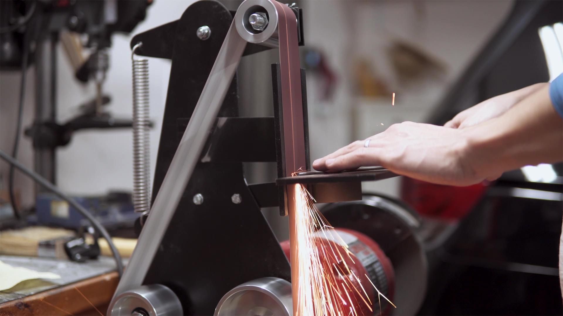 DIY Bench Grinder to Belt Sander Conversion With Templates : 11 Steps ...