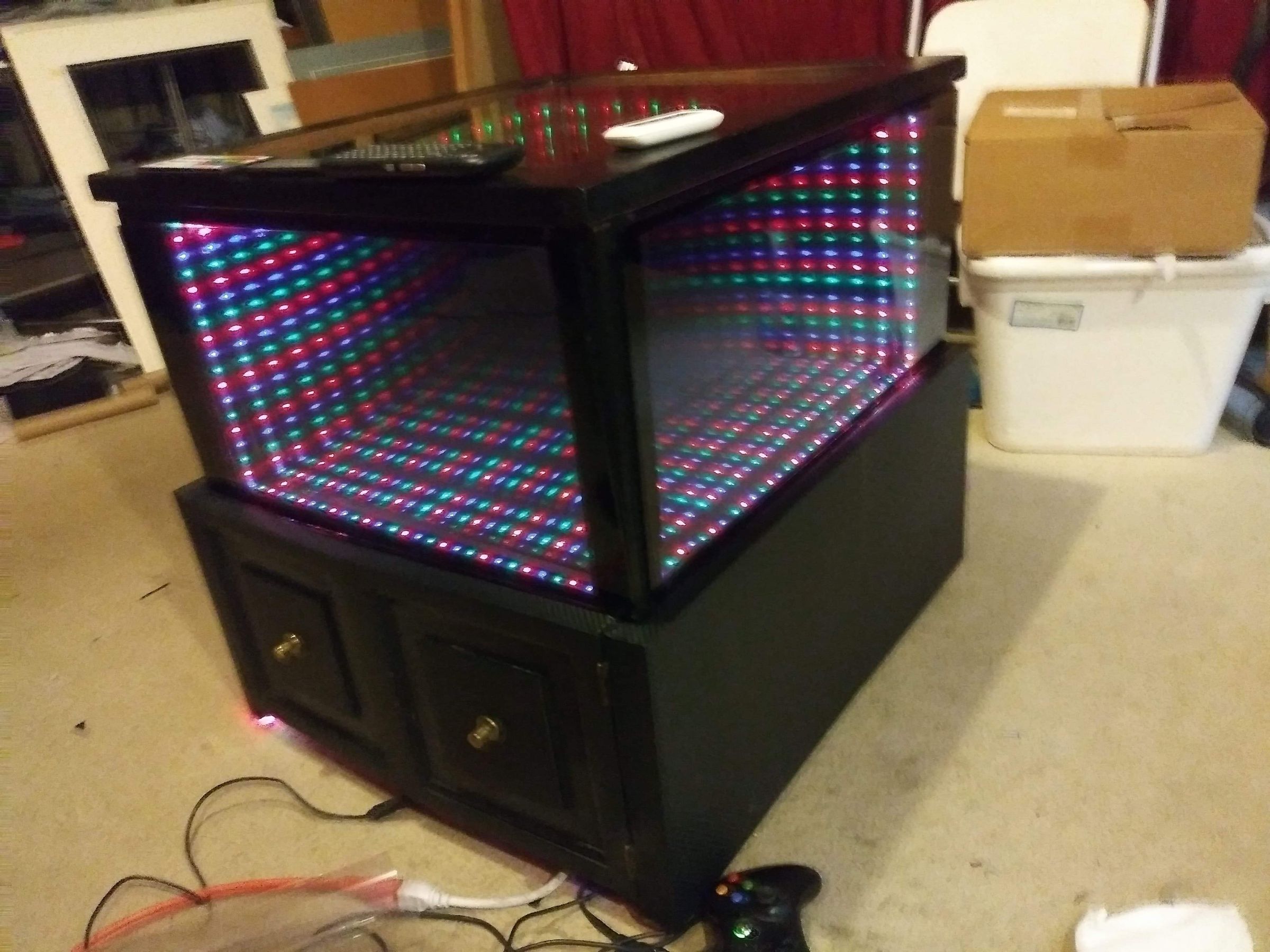 How to Make an Infinity Mirror Box : 7 Steps (with Pictures ...
