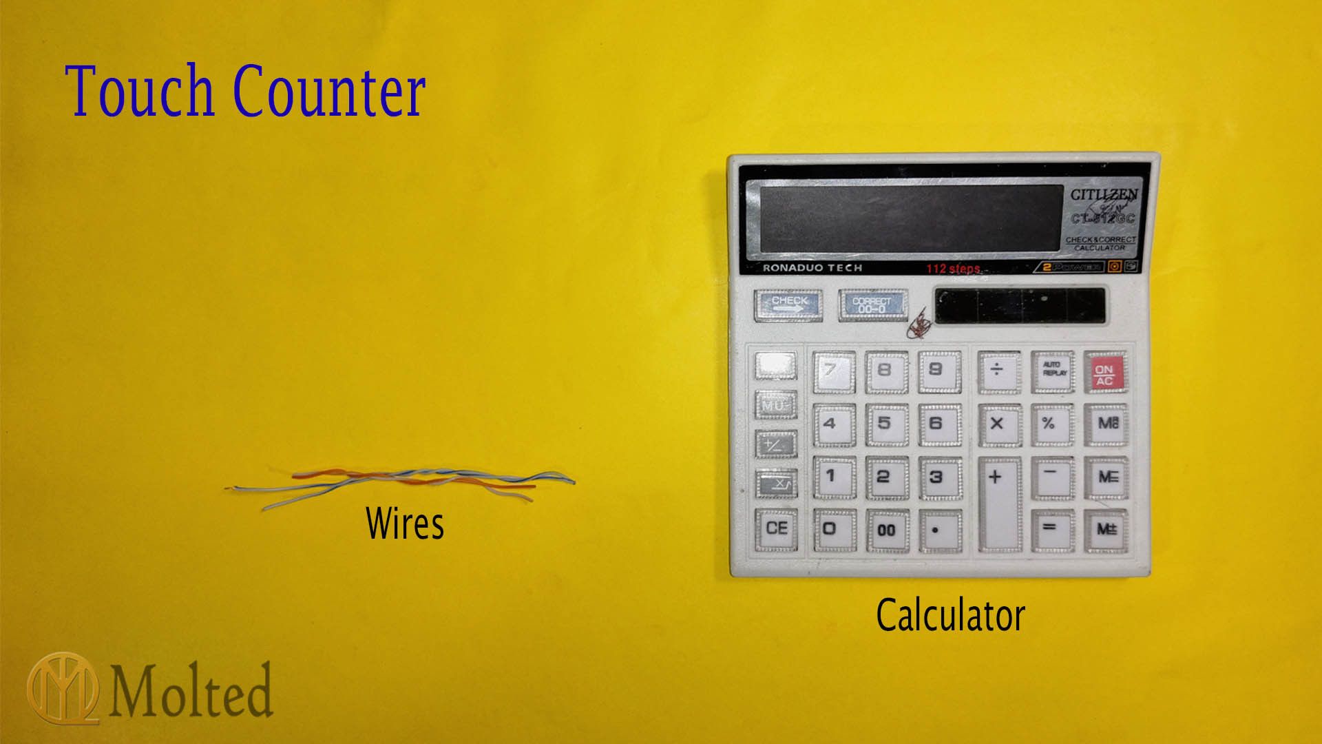 DIY || Touch Counter From Calculator - Instructables