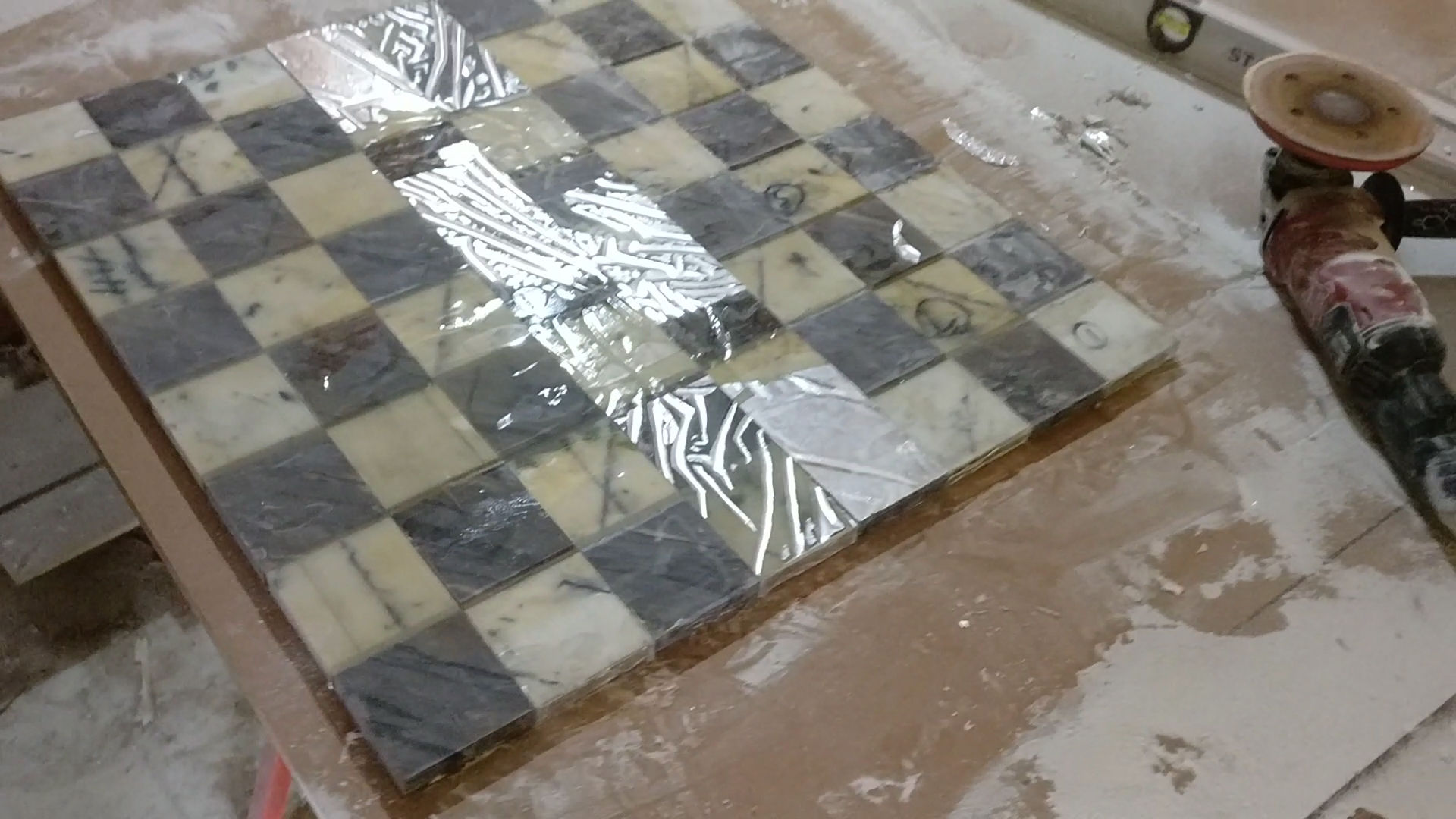 Stone Chess Board Build From Scrap : 9 Steps (with Pictures ...