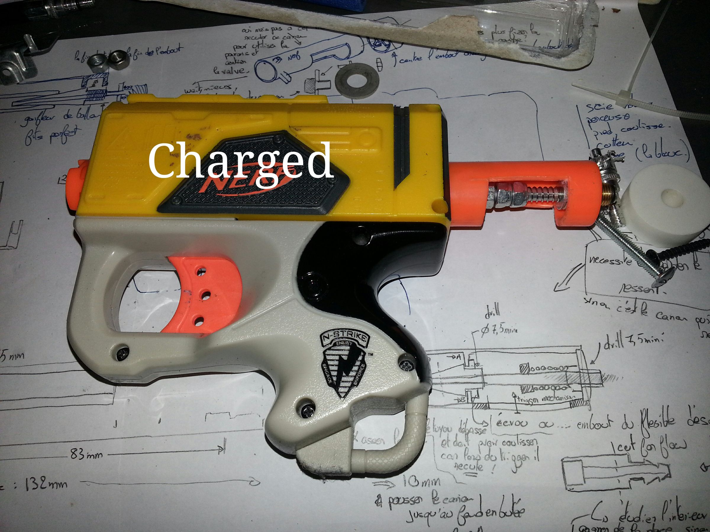Nerf N-strike Reflex Mod With XRV Valve : 8 Steps - Instructables