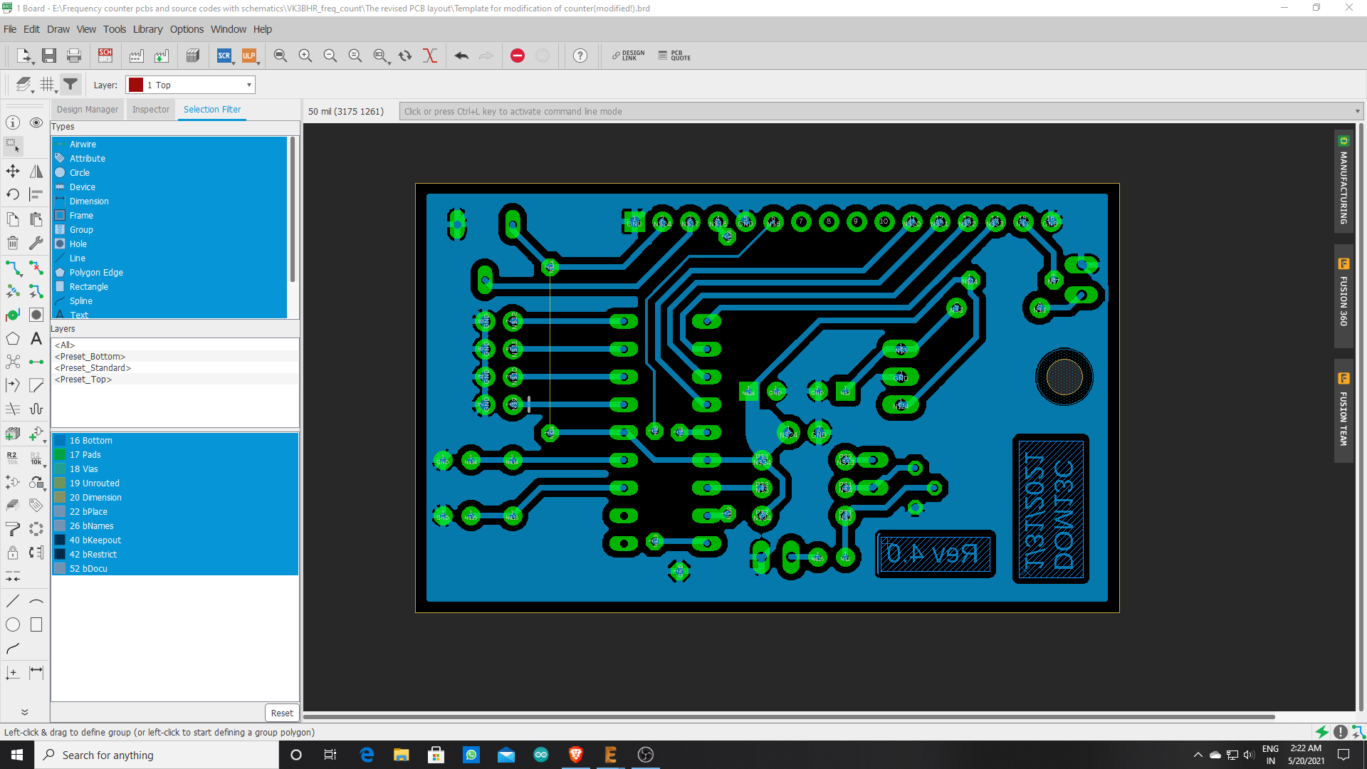 Frequency Counter( Mine Worked Up to 70MHz) Using PIC 16F628A (with ...