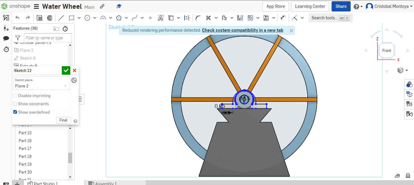 How to Make Water Wheel on Onshape : 15 Steps - Instructables