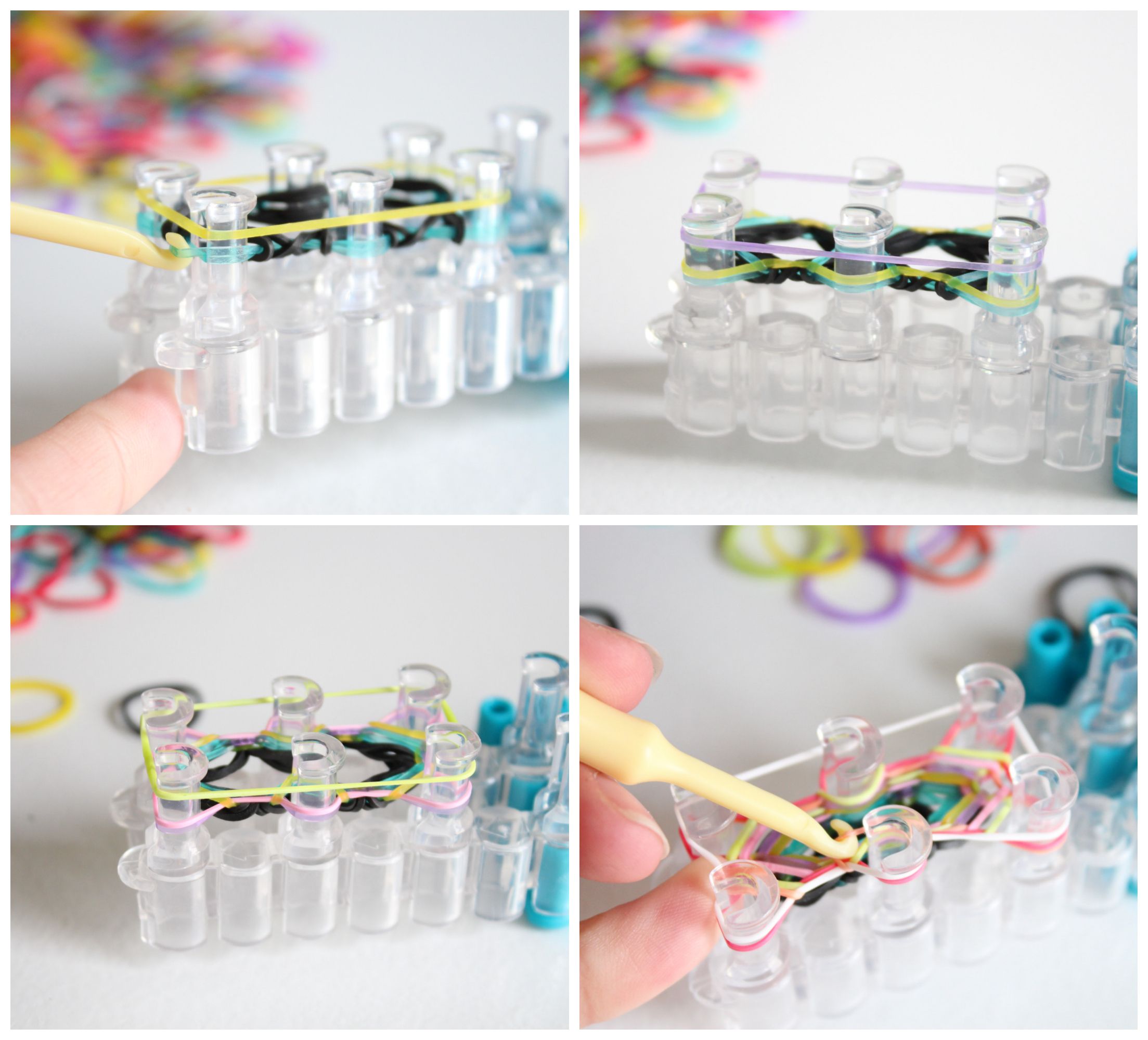 Rainbow Loom Double Hexafish