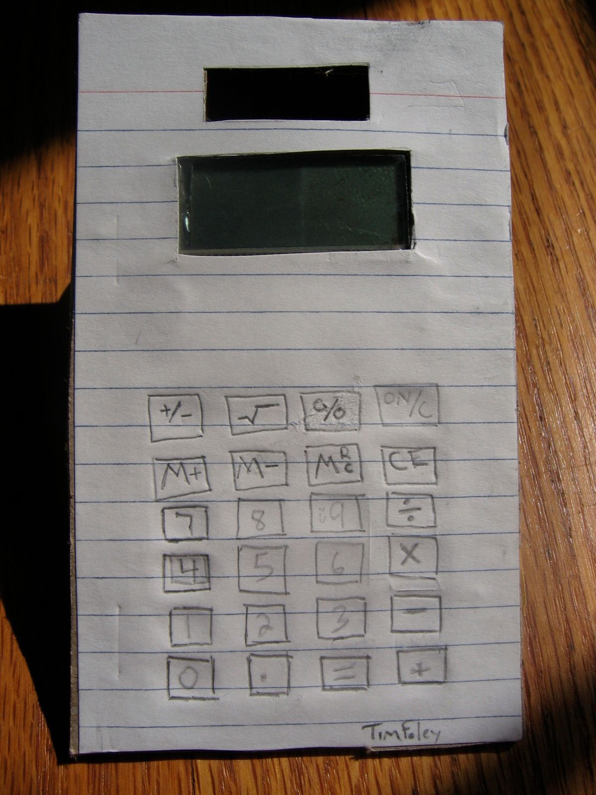 The Incredible Paper Calculator Mod (Oh My!) : 9 Steps - Instructables