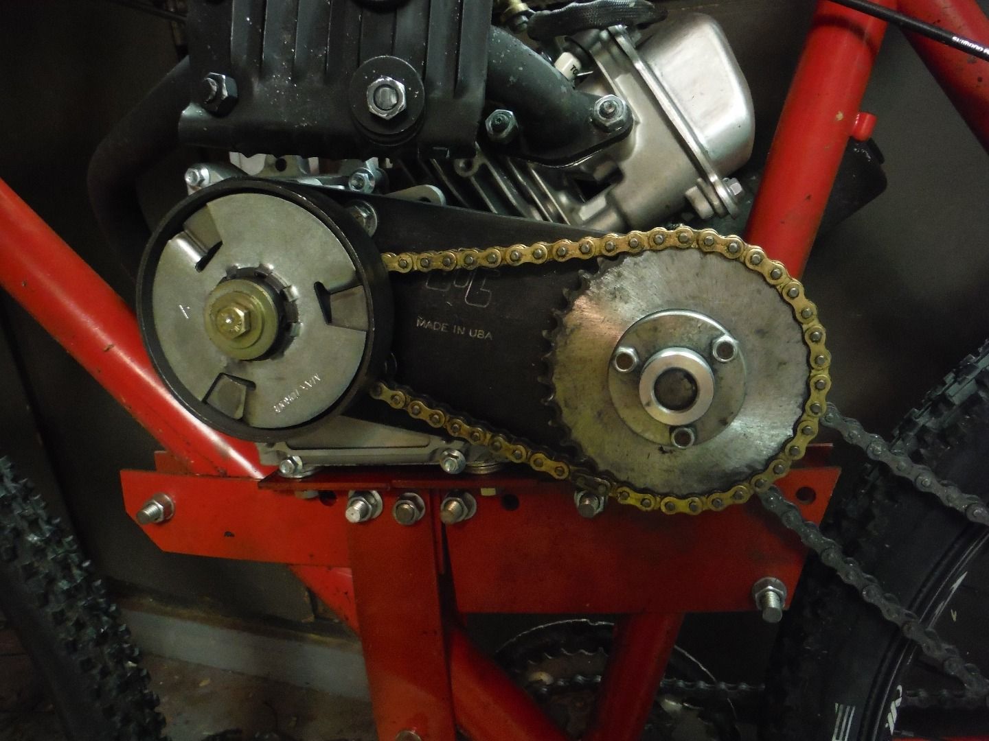 79cc Motorized Bicycle From Scratch : 89 Steps (with Pictures ...