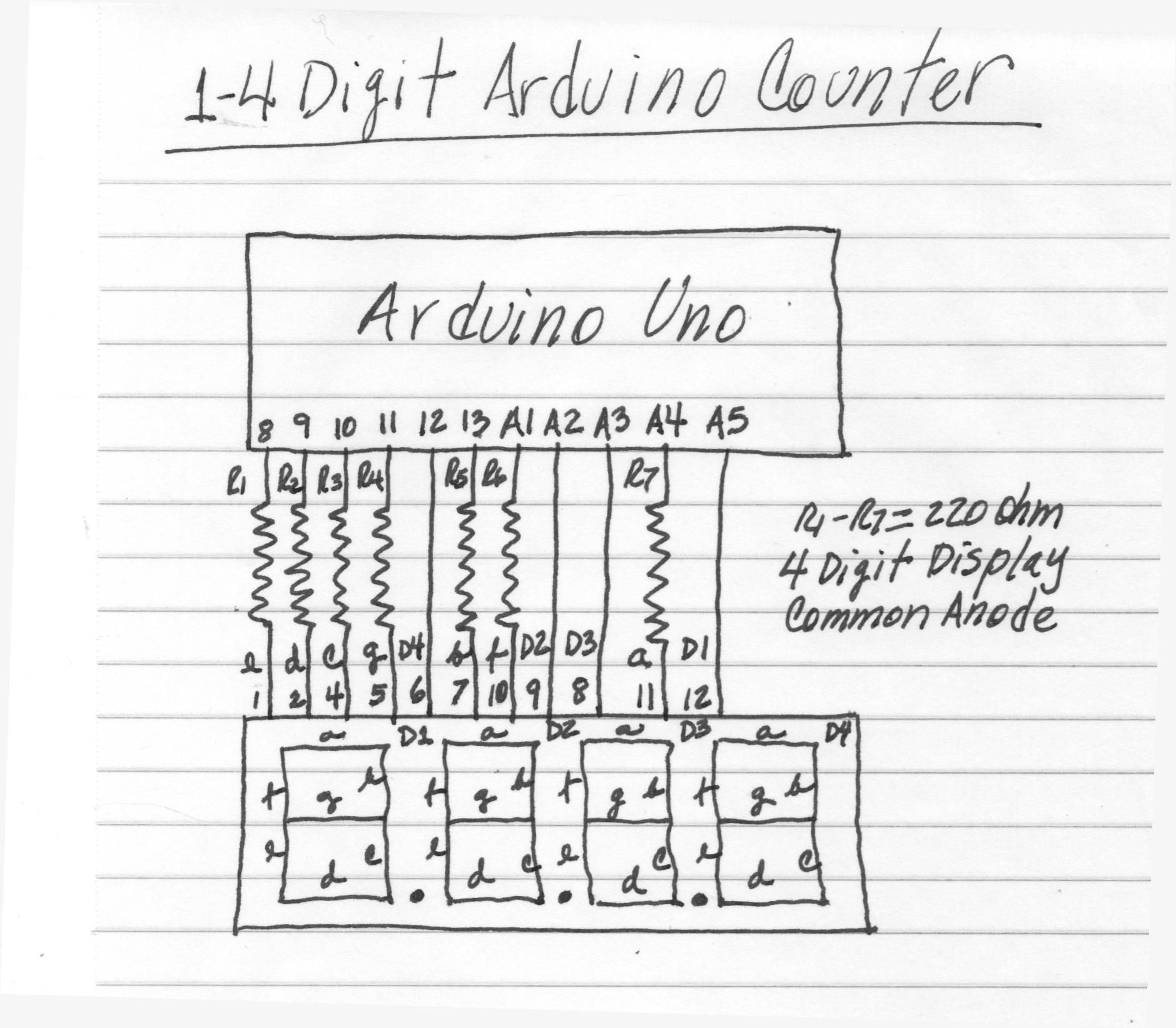 4-Digit Arduino Counter : 13 Steps - Instructables