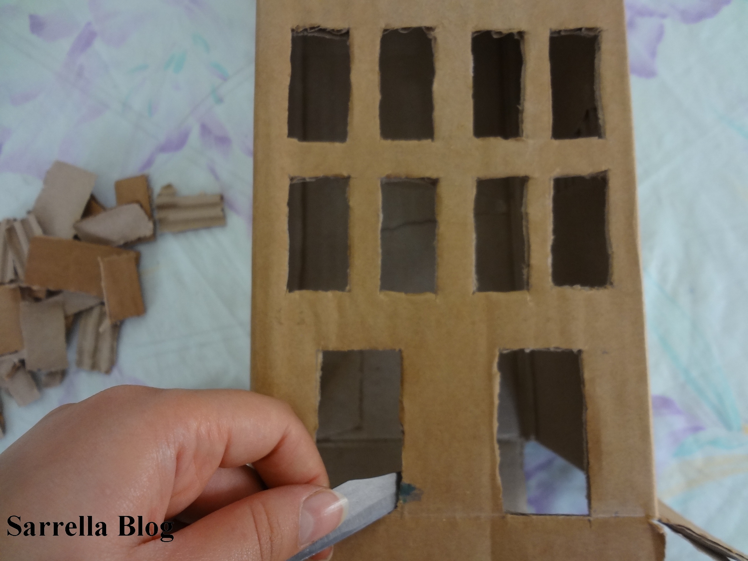 Decorative Cardboard Building With Soft Light : 30 Steps (with Pictures ...